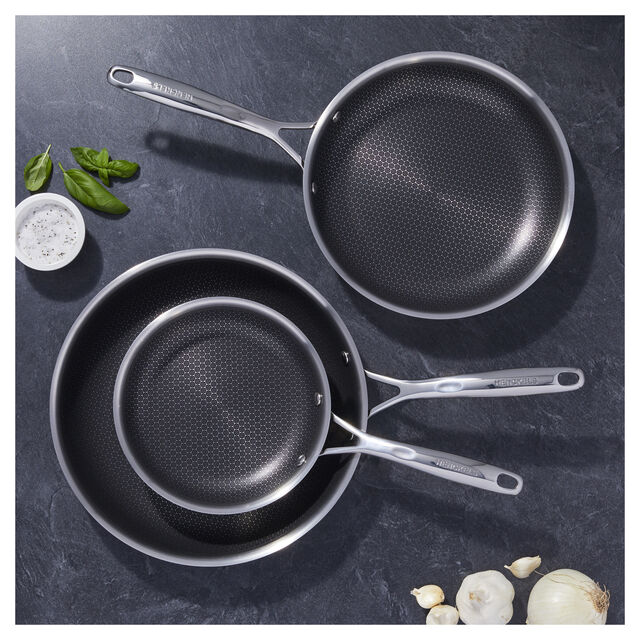 Paradigm 3 Piece stainless steel Fry pan set | Henckels CA