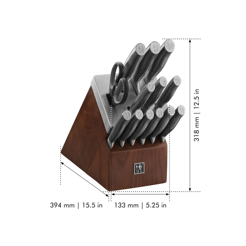 Buy Graphite 14-pc, Self-Sharpening Knife Block Set | Henckels US