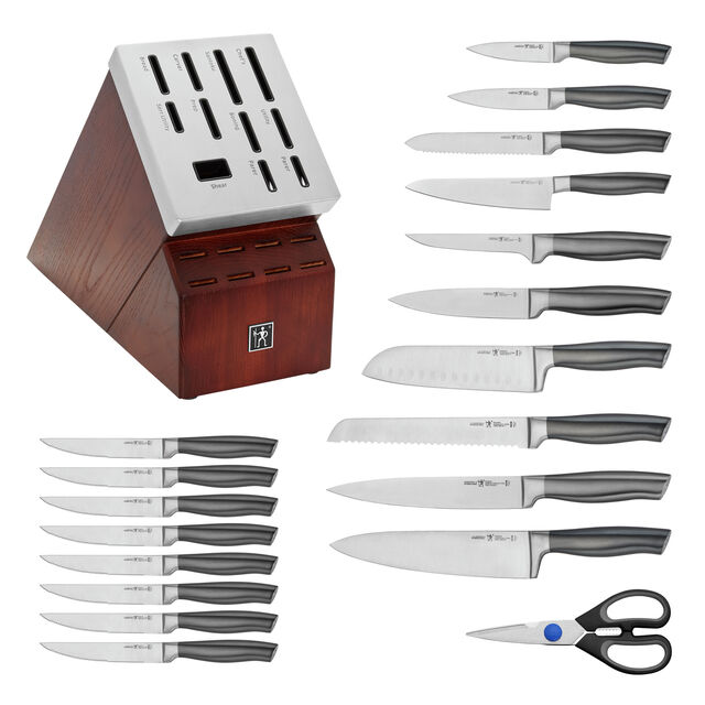 Buy Graphite 20-pc, Self-Sharpening Knife Block Set | Henckels US