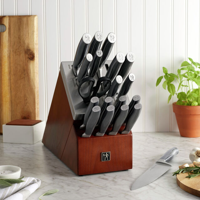 Buy Graphite 20-pc, Self-Sharpening Knife Block Set | Henckels US